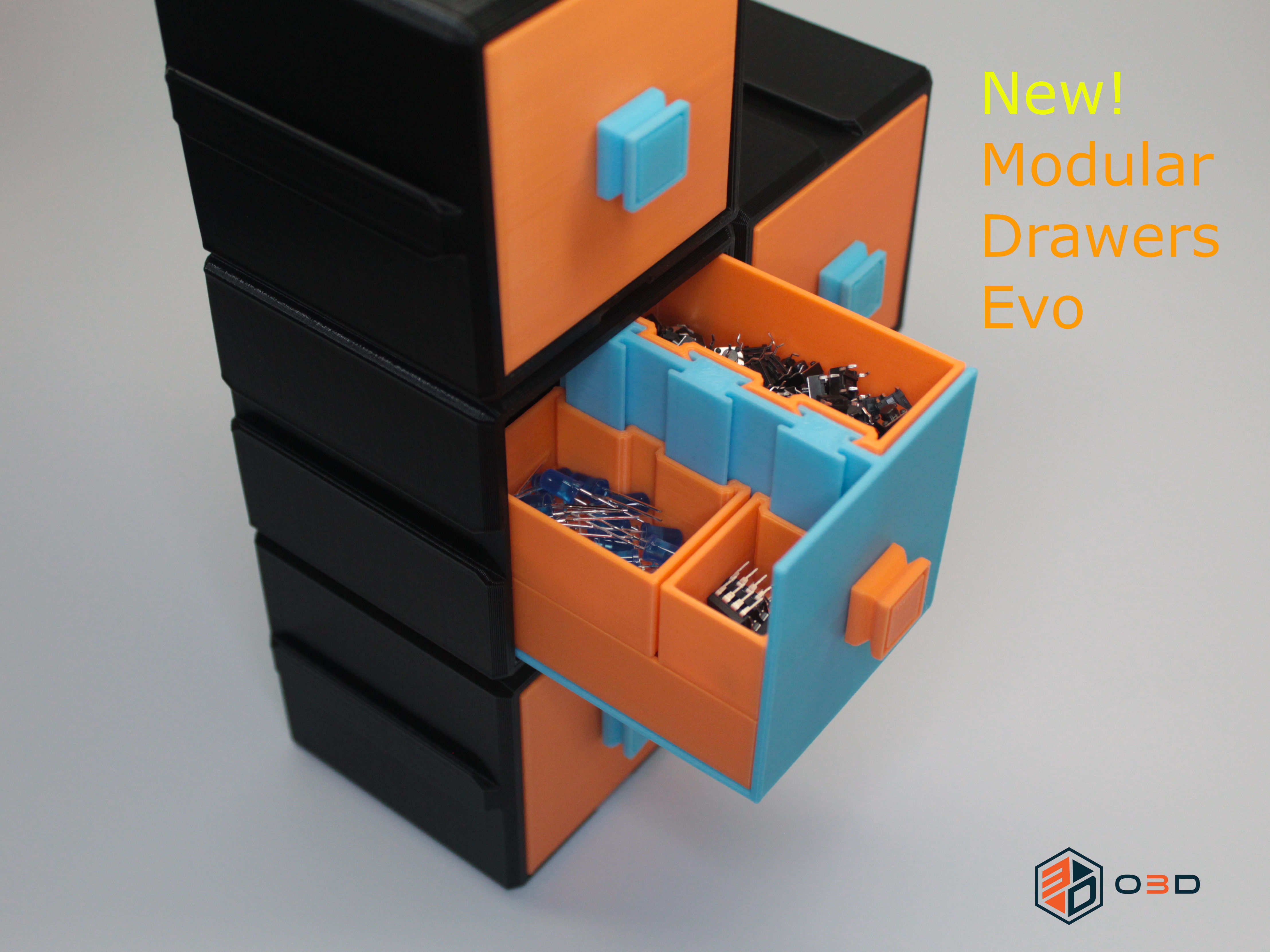 The HIVE - Modular Hex Drawers by Evan Sanders | Download free STL ...