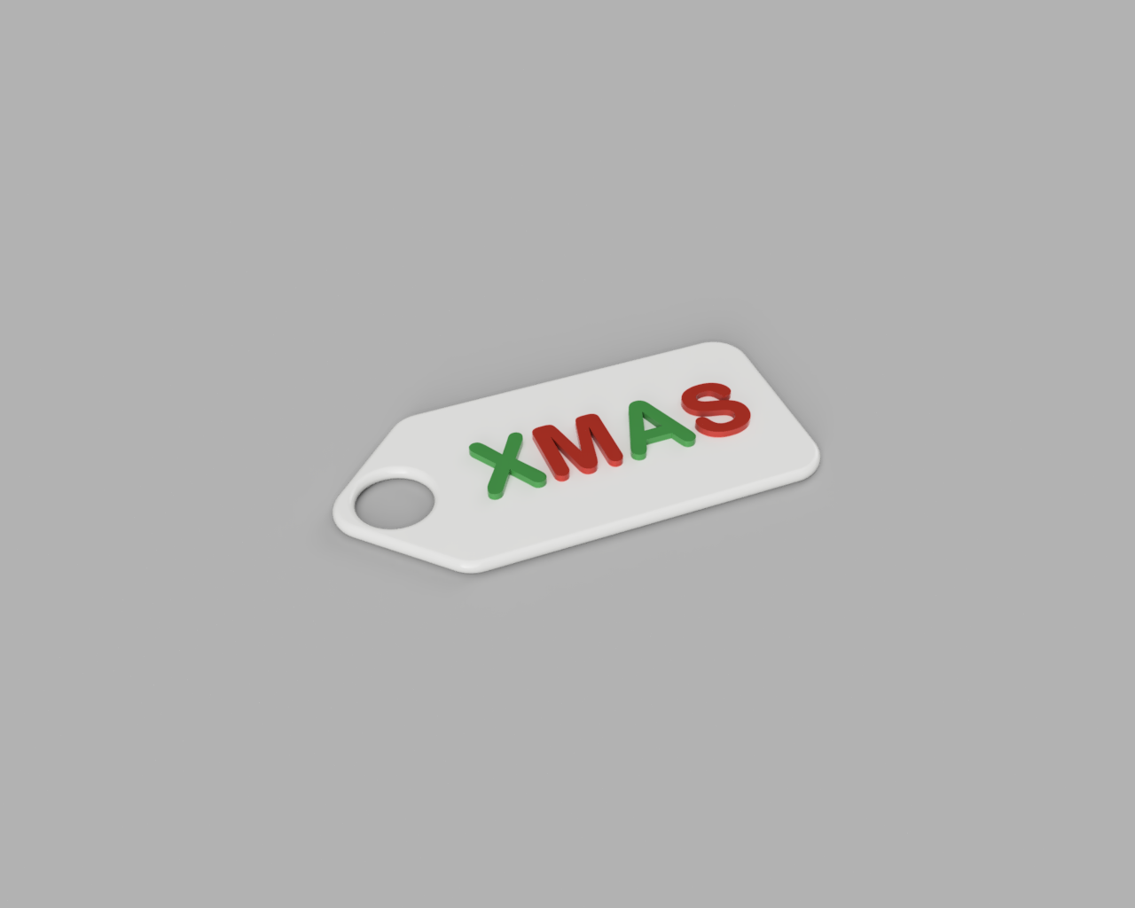 XMAS Keychain by bananenmario | Download free STL model | Printables.com
