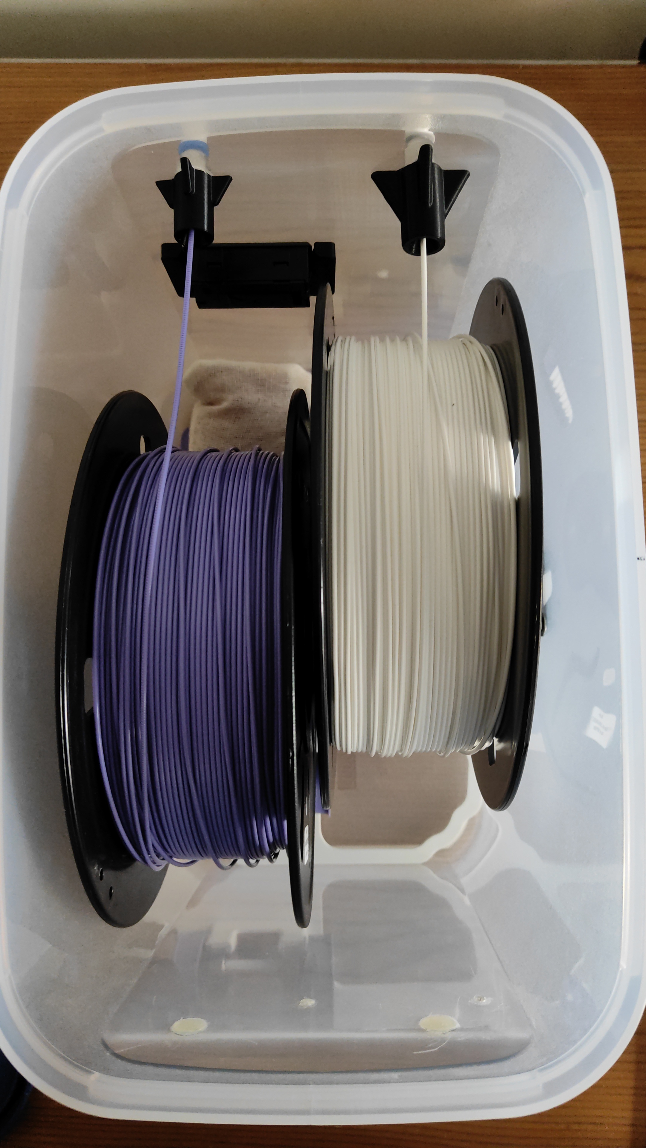 Dual-Spool Filament Dry Box with Direct Printing by Psyclist | Download ...