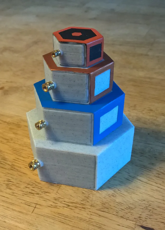 Hexagon Gift box by AlexJBrc | Download free STL model | Printables.com