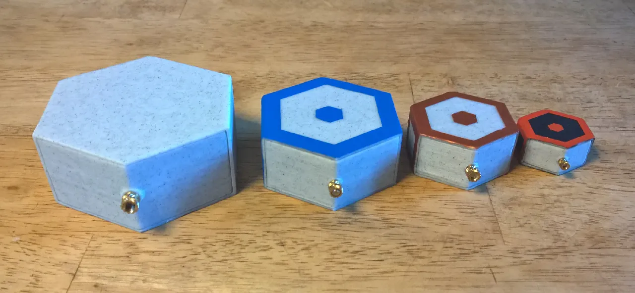 Hexagon Gift box by AlexJBrc | Download free STL model | Printables.com