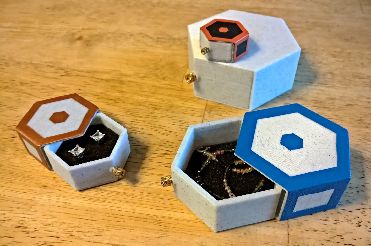 Hexagon Gift box by AlexJBrc | Download free STL model | Printables.com