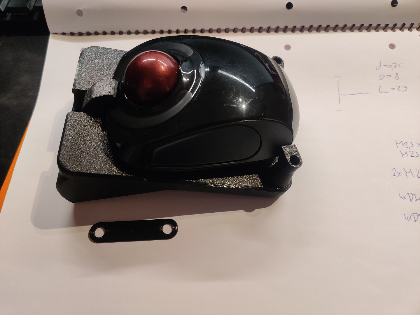 Trackball support for Kensington Orbit Trackball by alphastratus ...