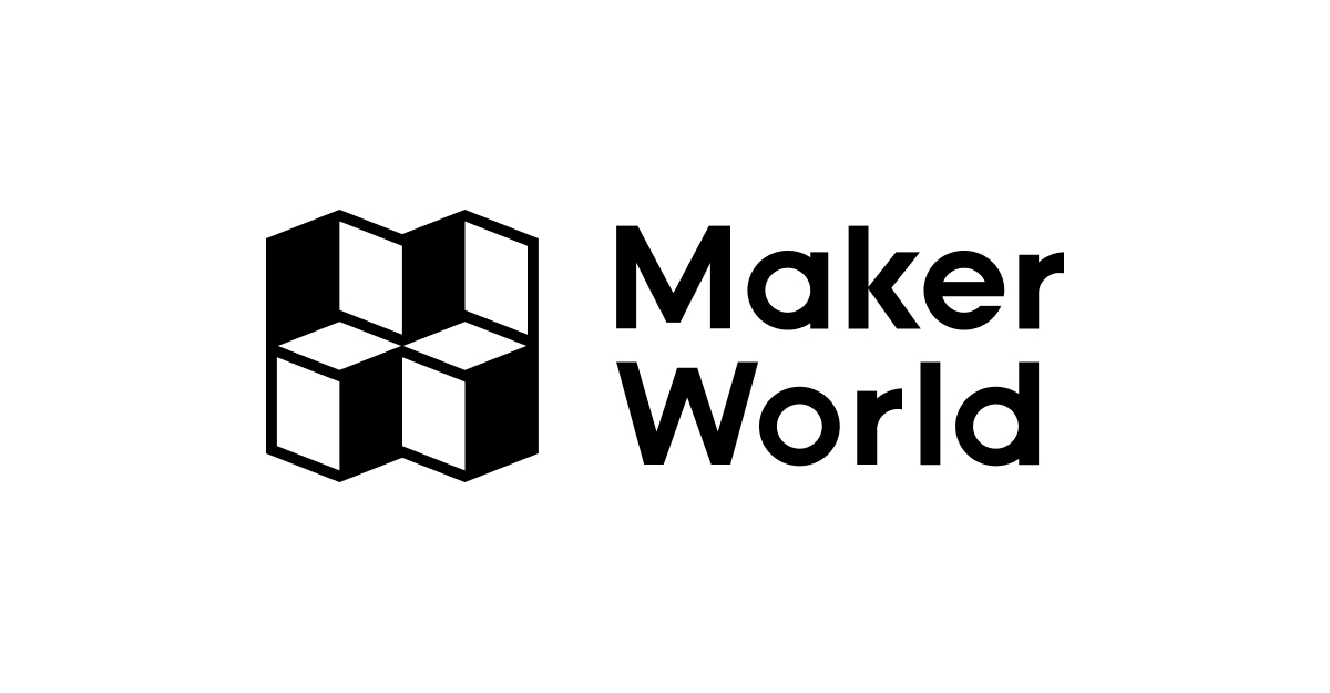 Maker World logo by iXoberto | Download free STL model | Printables.com