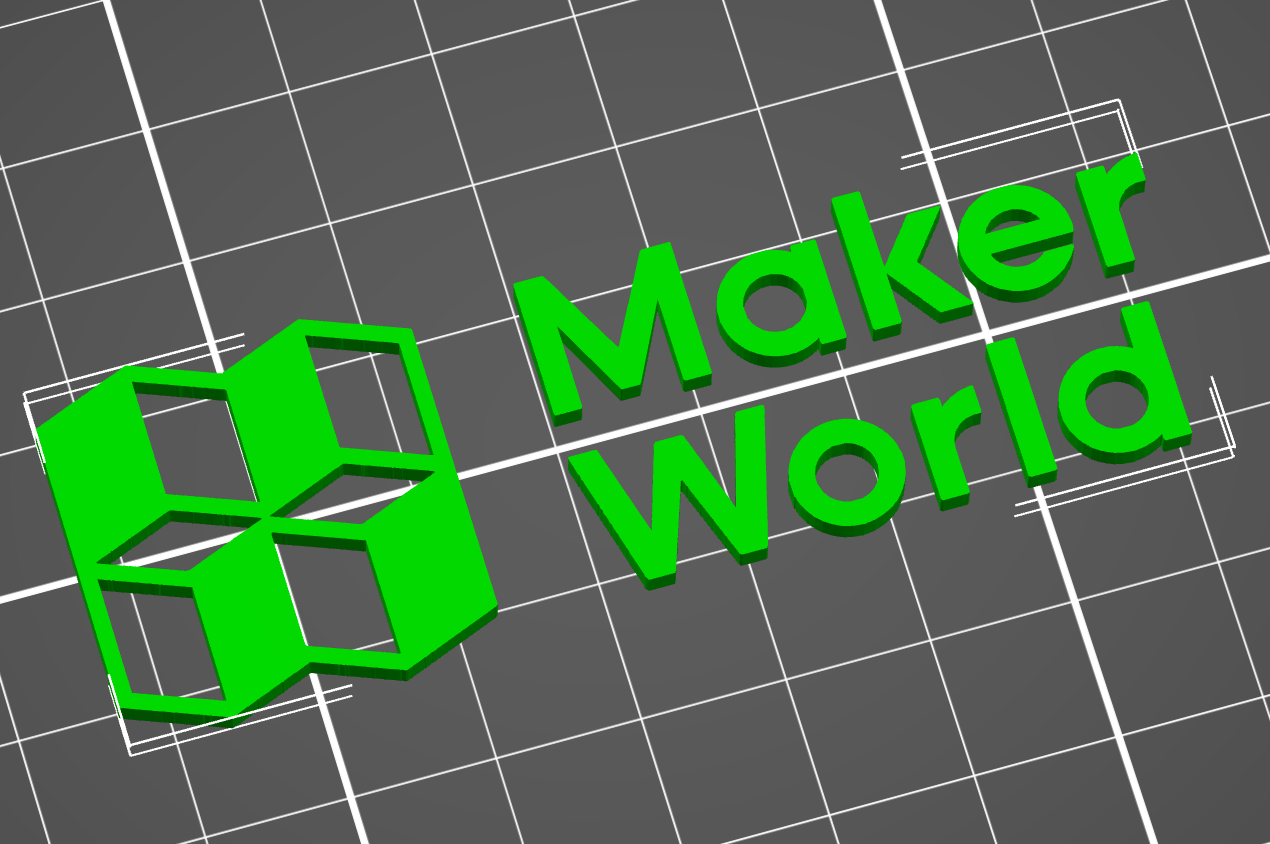 Maker World logo by iXoberto | Download free STL model | Printables.com