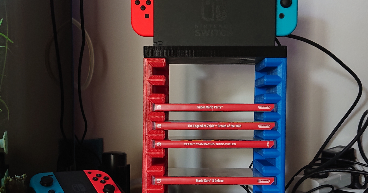 Nintendo Switch Stand / Home Base by Narrenkönig | Download free STL ...
