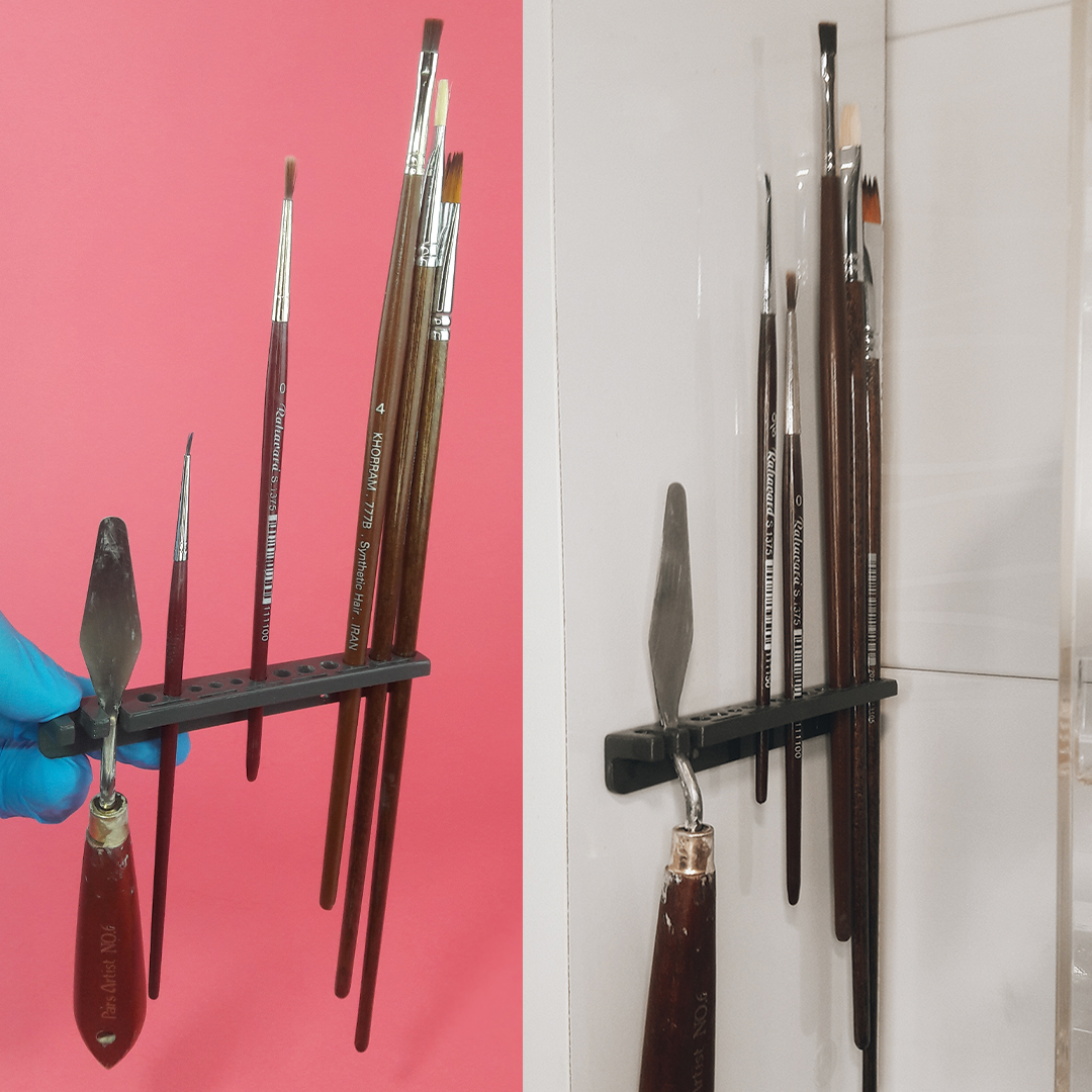 Paint brush holder by adisnovin_3D | Download free STL model ...