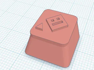 Geometry dash keycap by HipHopHej2 | Download free STL model ...
