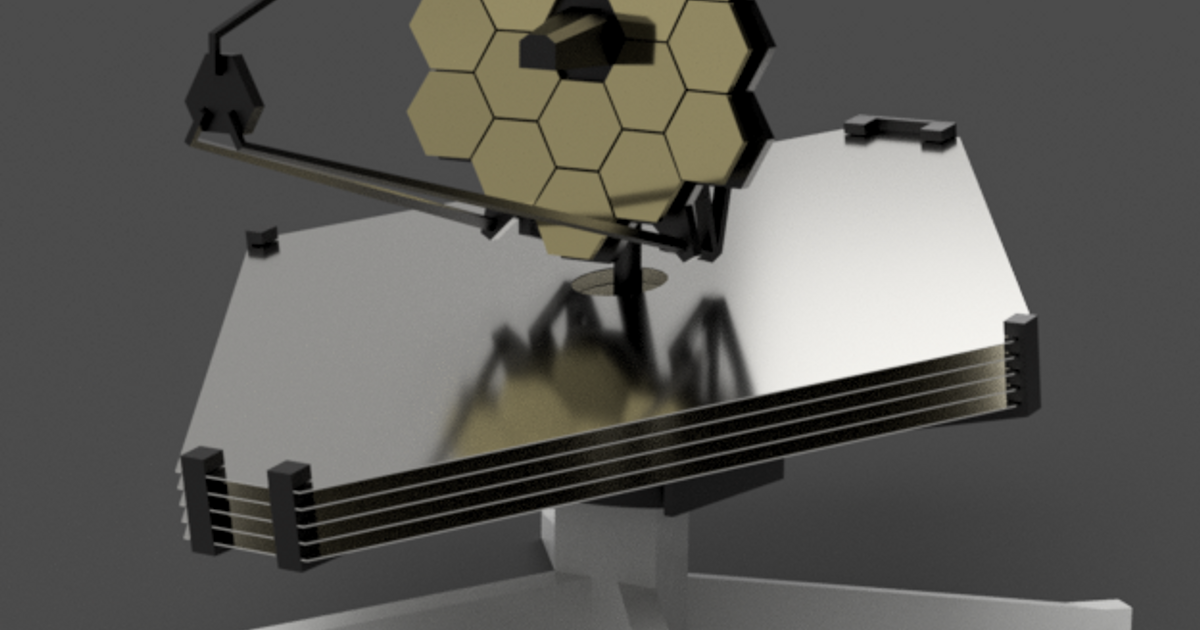James Webb Space Telescope (JWST) - Full model by TheIgorMC | Download ...