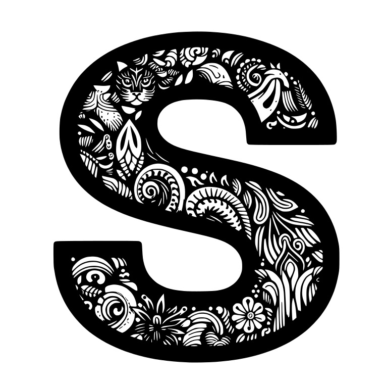 Crazy alphabet: Letter S by Nina Máčová | Download free STL model ...