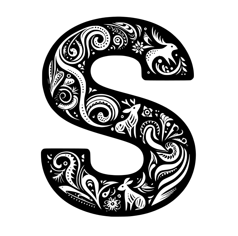 Crazy alphabet: Letter S by Nina Máčová | Download free STL model ...