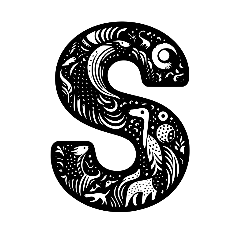 Crazy alphabet: Letter S by Nina Máčová | Download free STL model ...