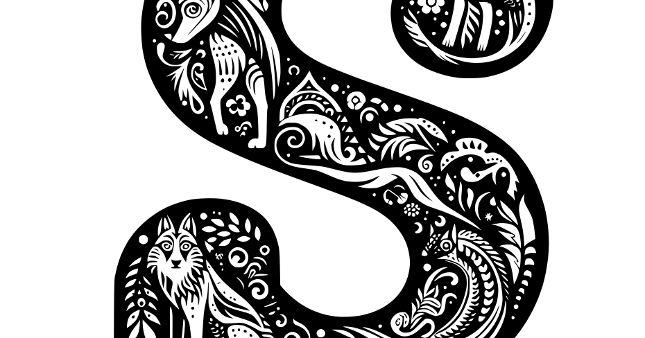 Crazy alphabet: Letter S by Nina Máčová | Download free STL model ...