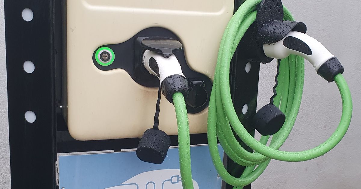 EV socket and cable holder by marius_ciolacu | Download free STL model ...