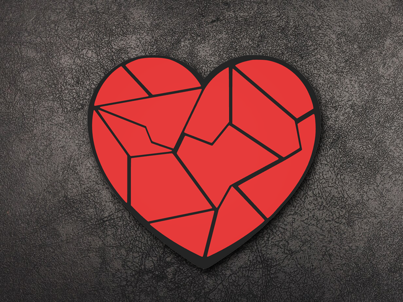 Broken Heart Lightbox Broken Heart LED Light by Myst1c | Download free ...