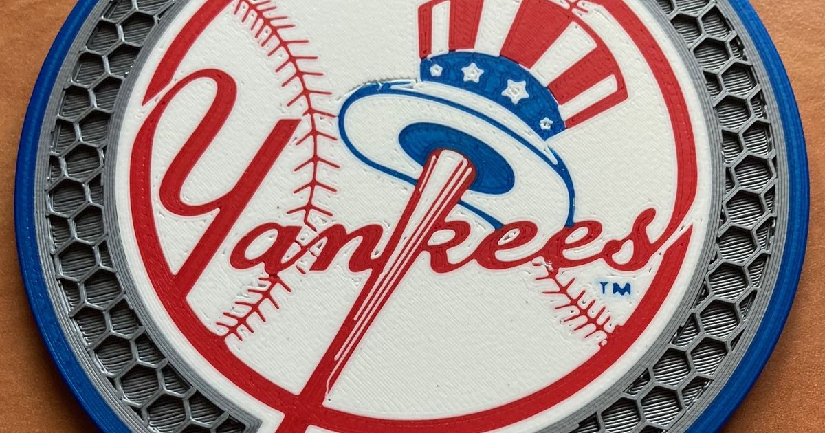 NY Yankees Coasters by Kyle Kindle | Download free STL model ...