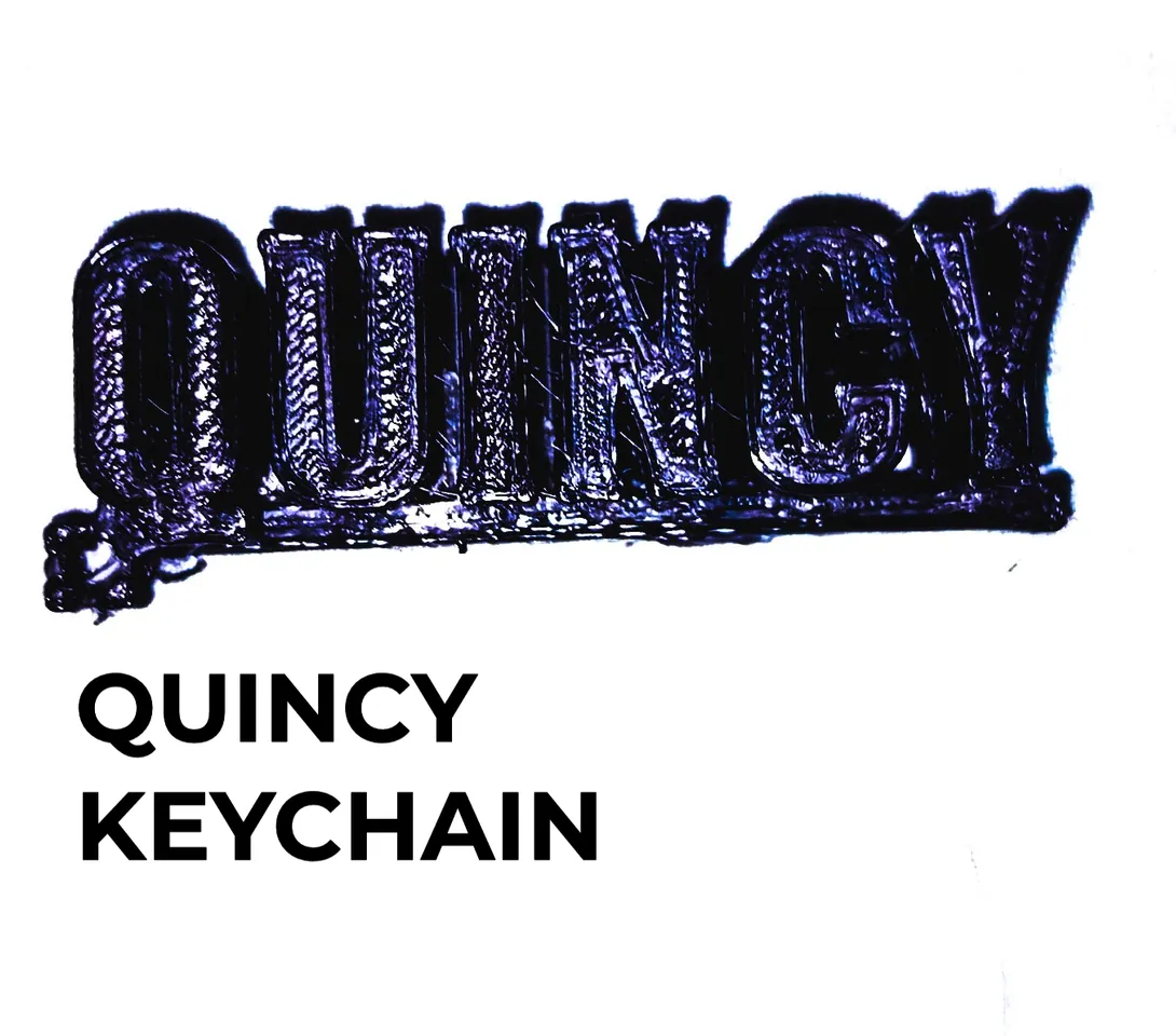 Keychain quincy by JW MAKES | Download free STL model | Printables.com