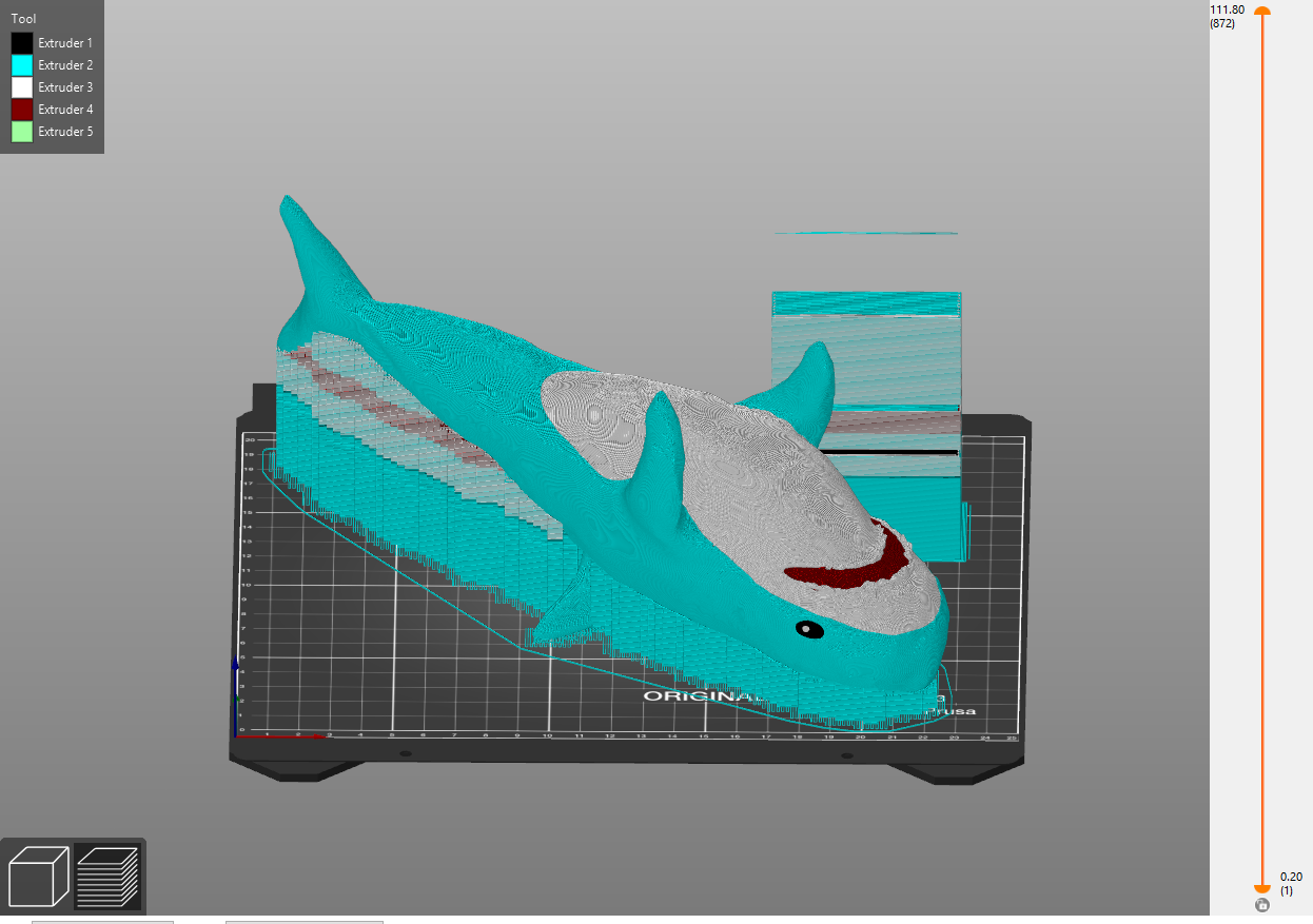 Shark - Ikea's Blåhaj (multi material) por Malte | Descargar modelo STL ...