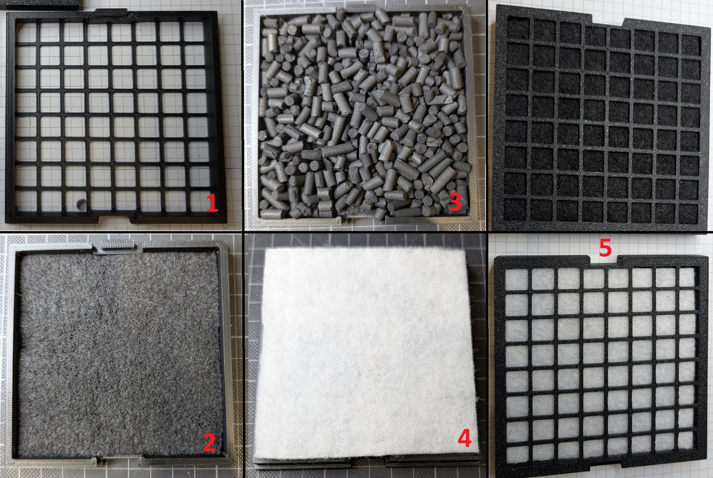 Creality K2 Plus Hepa / Carbon Filter Insert by Tek | Download free STL ...