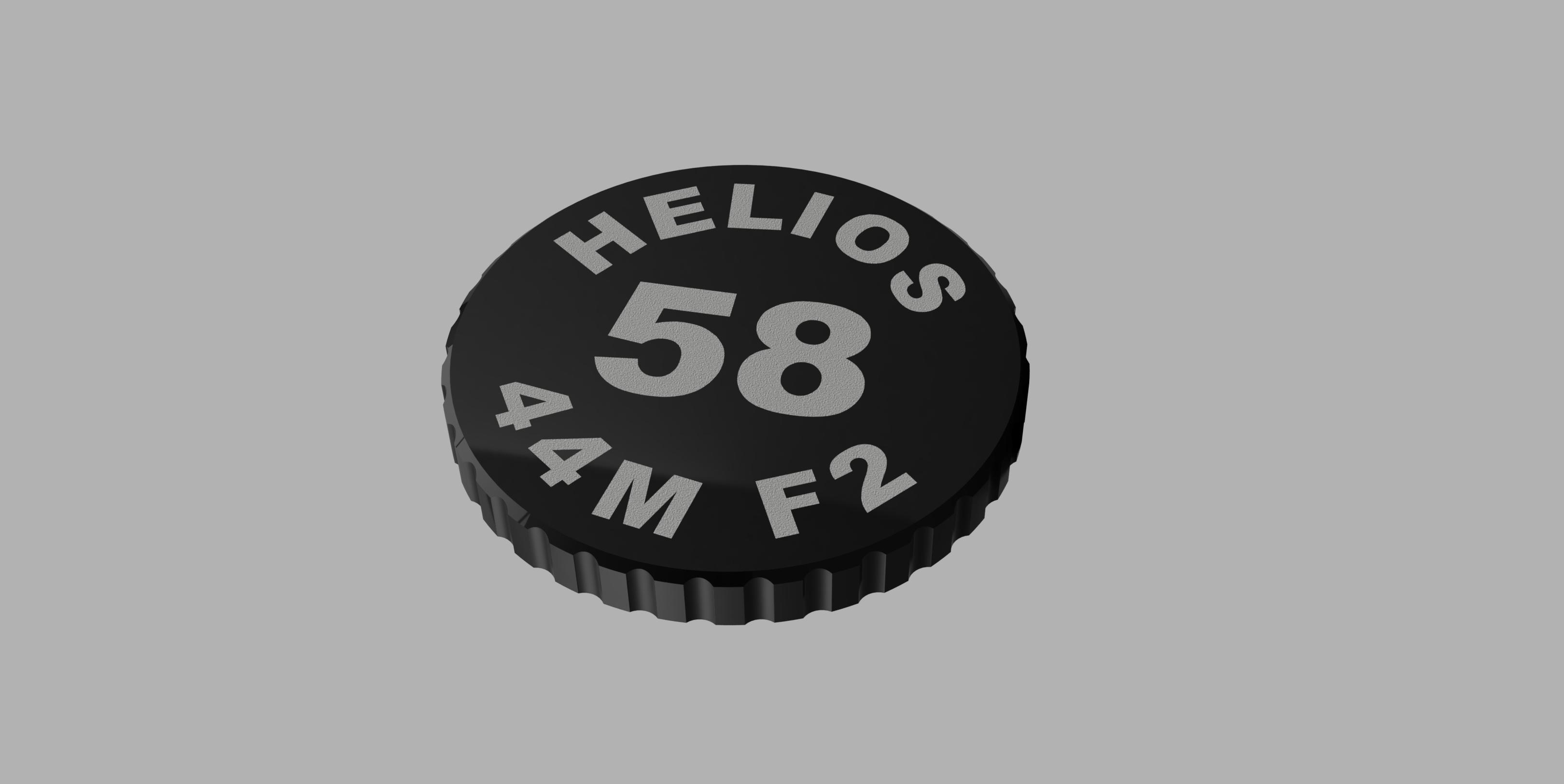TPU front lens cap for Helios 44M F2 by AndiW | Download free STL model ...