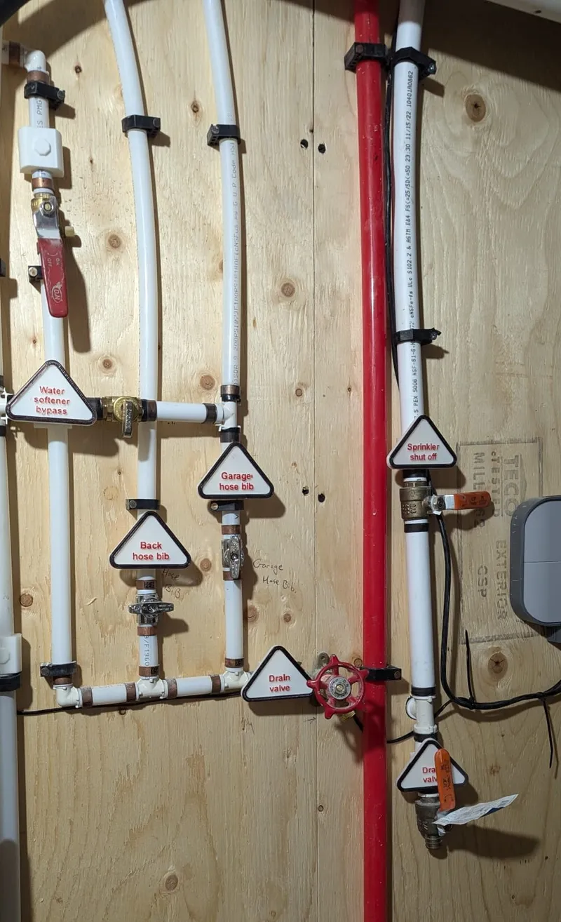 Water pipe tag by UBS | Download free STL model | Printables.com
