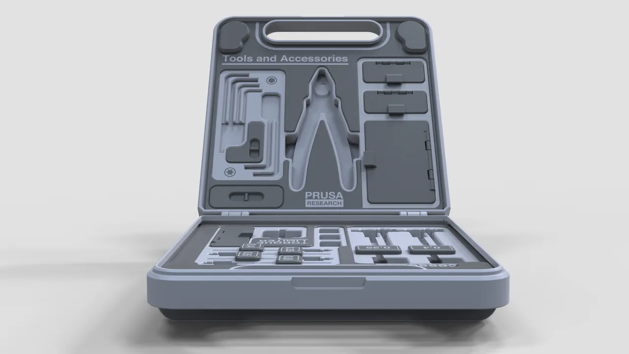 Prusa Tools and Accessories Box for Mk4 by Jorge | Download Prusa Tools and Accessories Box for Mk4 by Jorge | Download