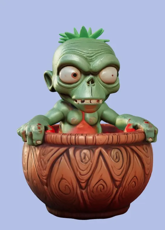 Zombie Bowl Deko #2 (FREE) by Astro-FREE-3D-Art | Download free STL ...