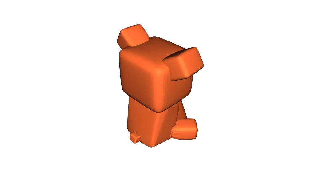 Modern/Simple Bear by Layer by Layer Tech | Download free STL model ...