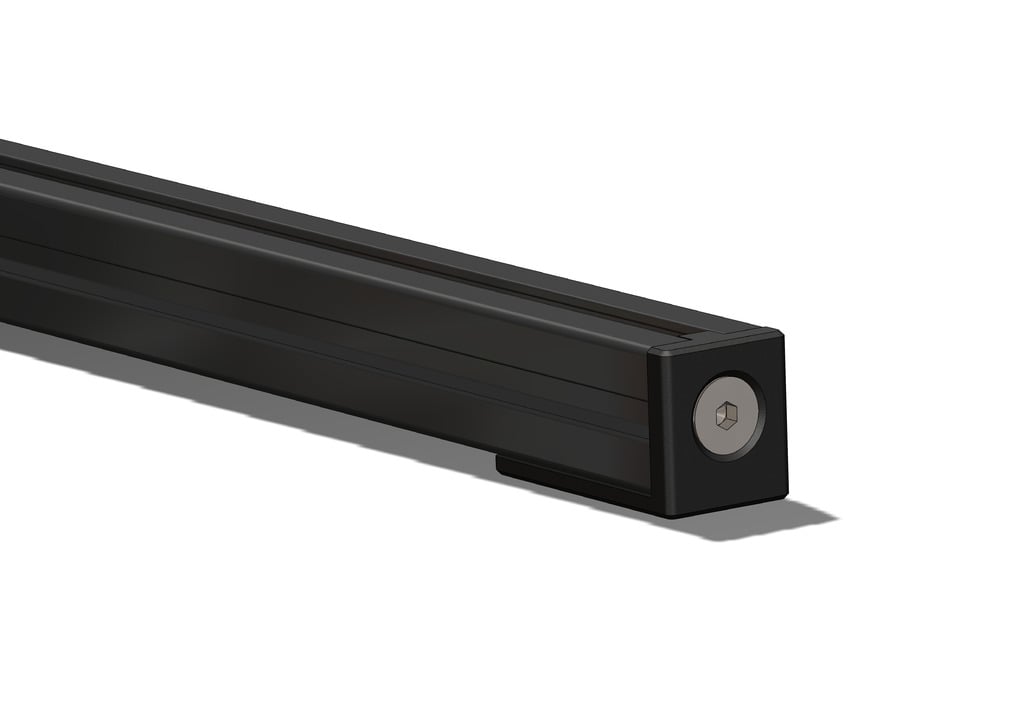 Cap and Base for 30x30 Profile with 8mm Slot by Aidin Zardast ...