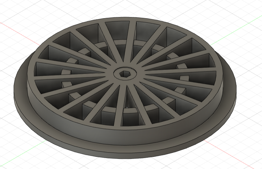 Bathroom Drain Cover by GTR 3D | Download free STL model | Printables.com