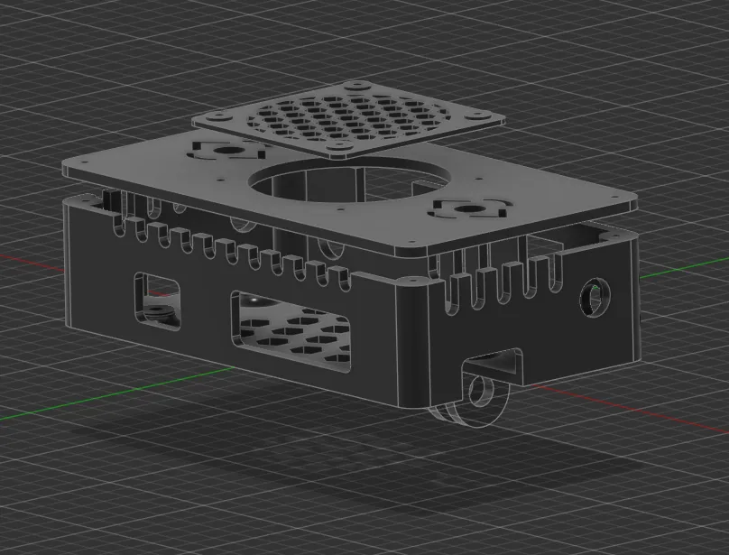 OpenIPC GS Radxa zero VRX Case by js3d | Download free STL model ...