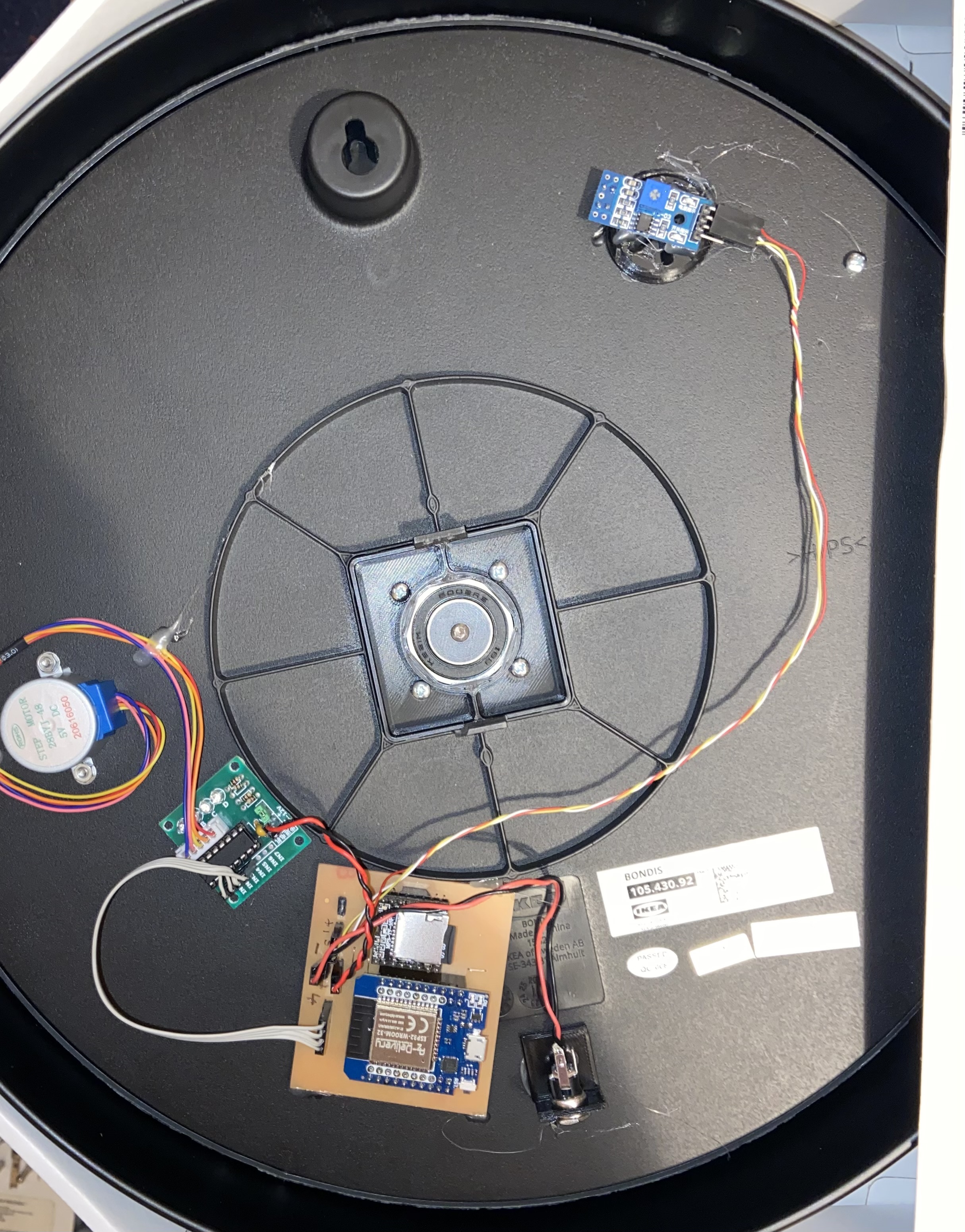 improved Wandering Hour Clock with stepper, sound, exact positionung ...