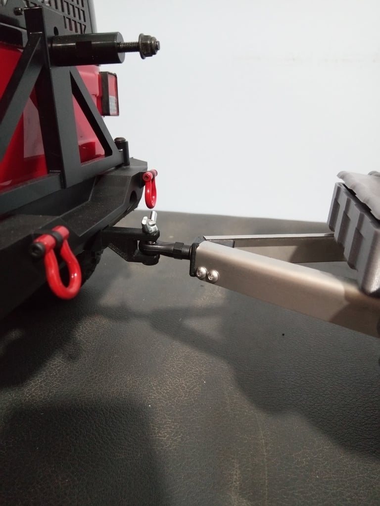 Tow hitch for Traction Hobby Cragsman 1/8 scale crawler by Patrol ...