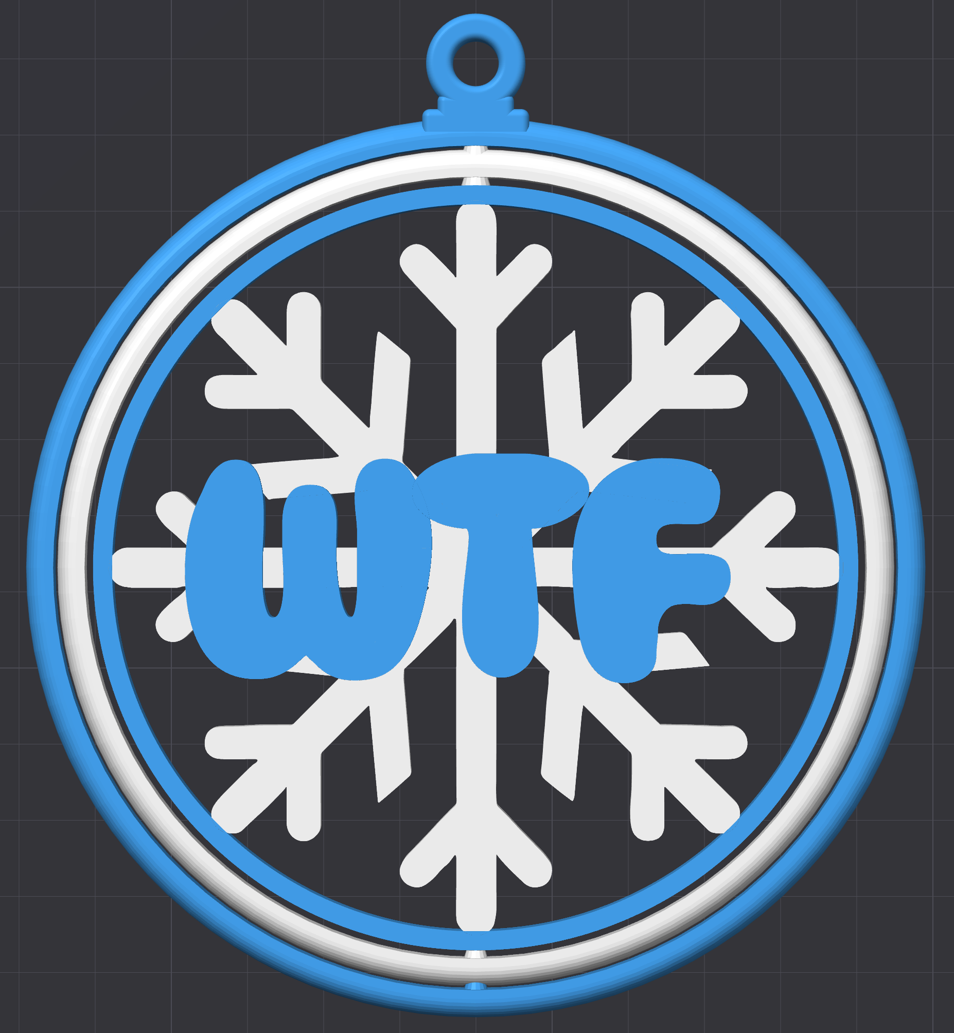 Articulated WTF Ornament by kyleolsondesign | Download free STL model ...