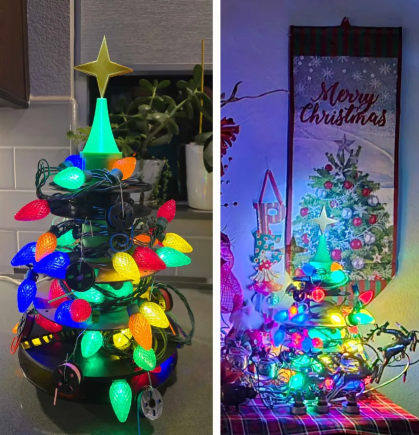 Empty Filament Spool Christmas Tree by what | Download free STL model ...