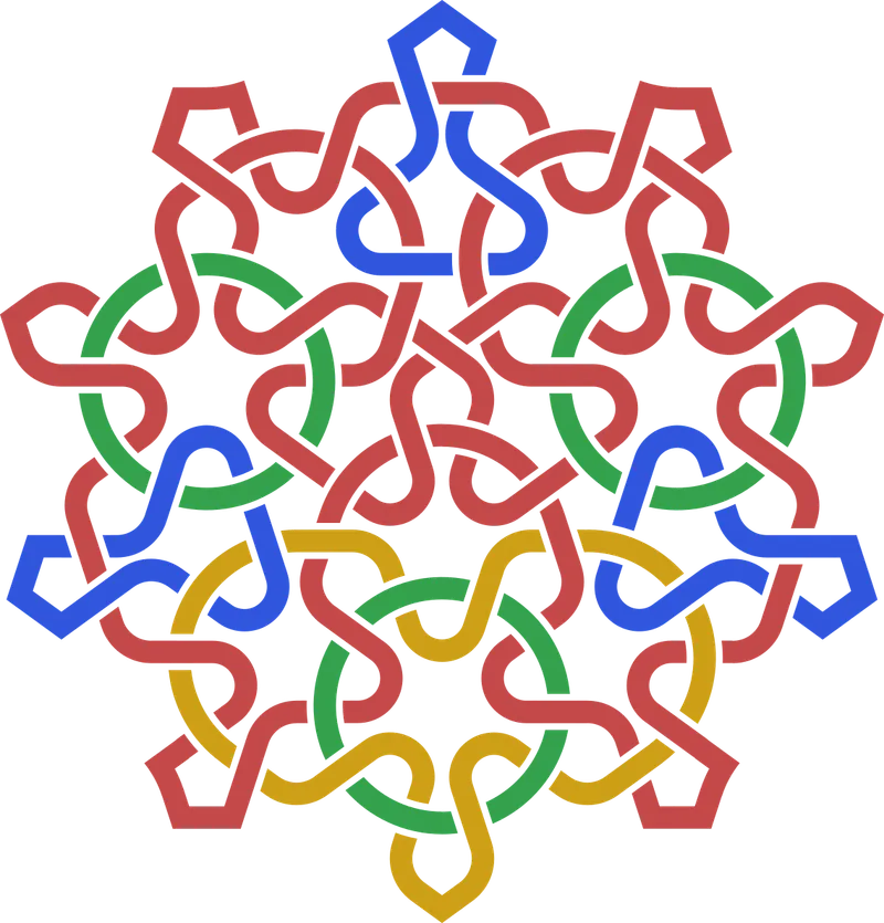 Decorative Penrose tile braid by Paul Callahan | Download free STL ...