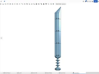 Modular Sword by Bartimus | Download free STL model | Printables.com