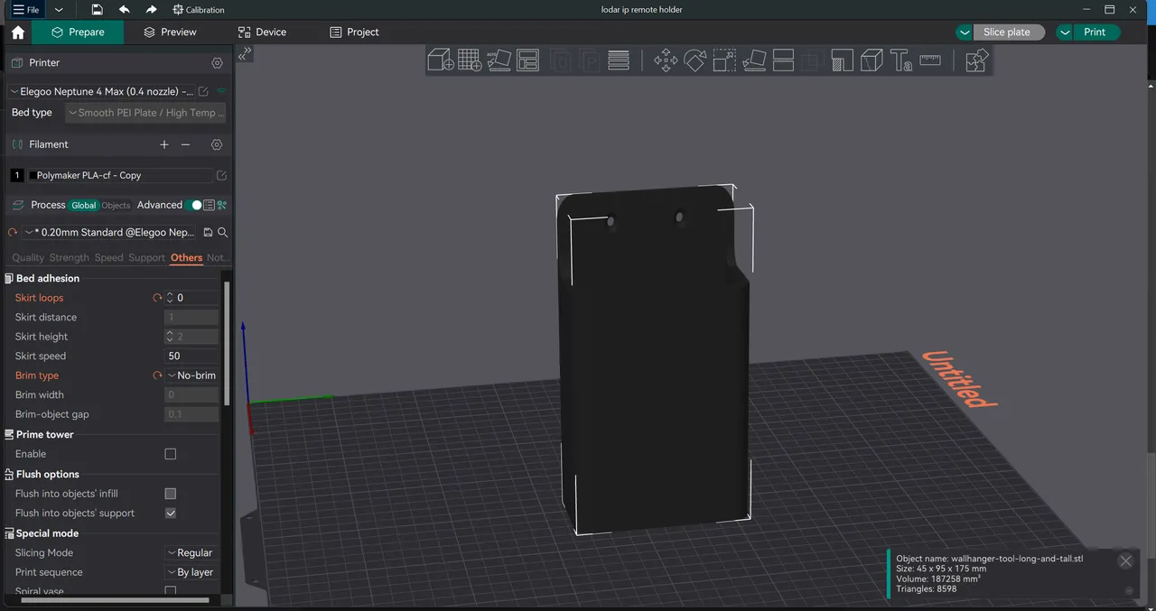 lodar ip remote holder by William Ginter | Download free STL model ...