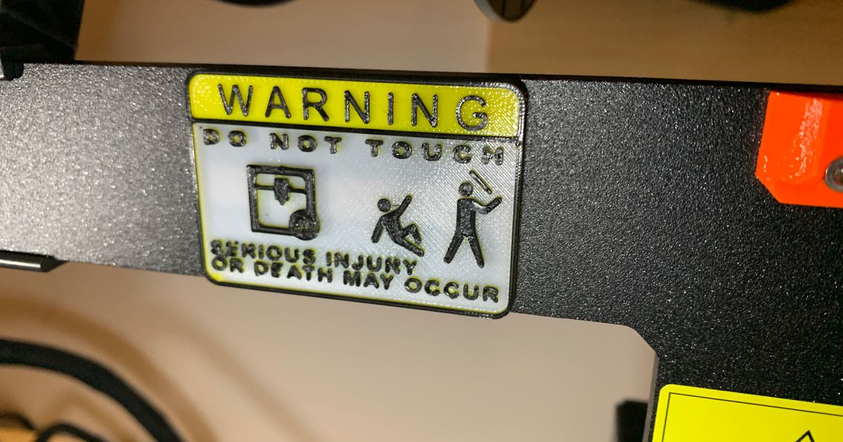 Do not touch - Warning Sign - 3 Colour Version by zuzumuzu | Download ...