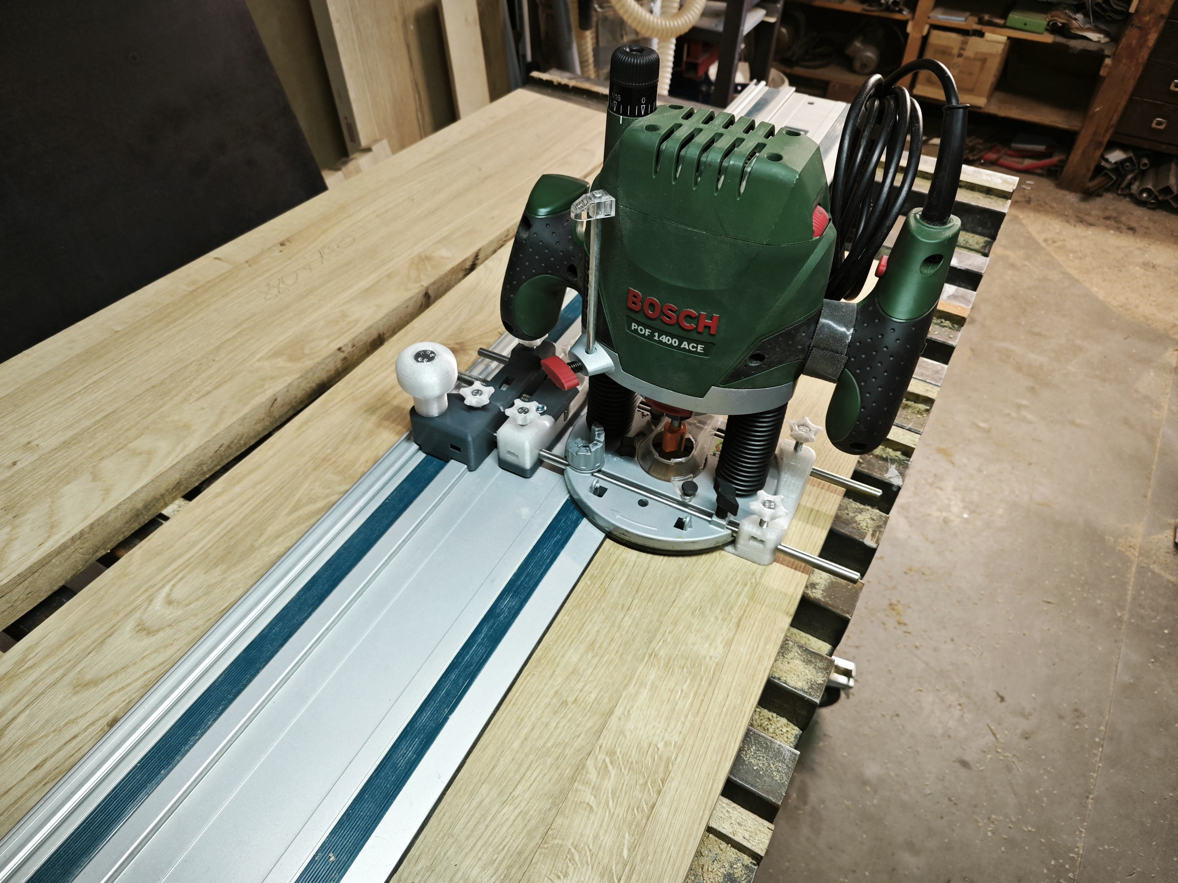 Paralel guide pro makita rail rozteč 105 tyče 3/8" by Lukáš Pangrác ...