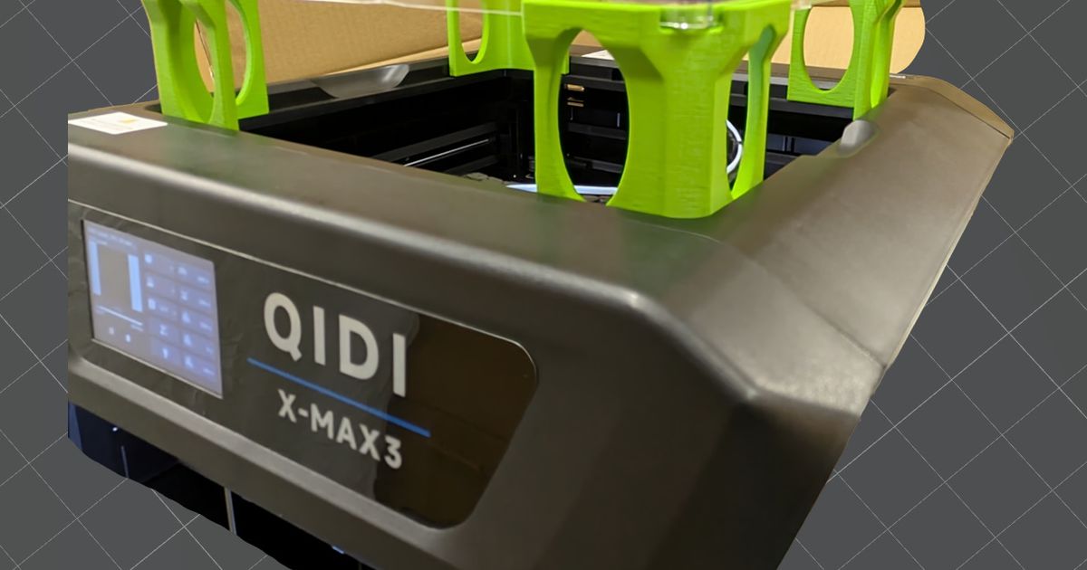 QIDI X-MAX 3 Deckelerhöhung / Lid Riser by STxS | Download free STL ...
