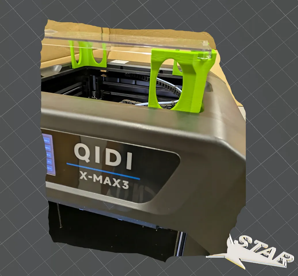 QIDI X-MAX 3 Deckelerhöhung / Lid Riser by STxS | Download free STL ...