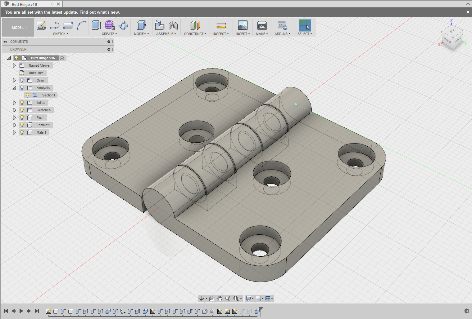 Parametric Hinge by PixelCrafter | Download free STL model | Printables.com