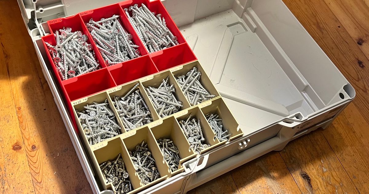 Custom Organizer Trays for Festool Systainer SYS3 DF M 137 by Marc de ...