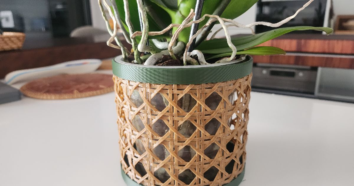 Octagonal plaiting basket weave containers by DP design | Download free ...