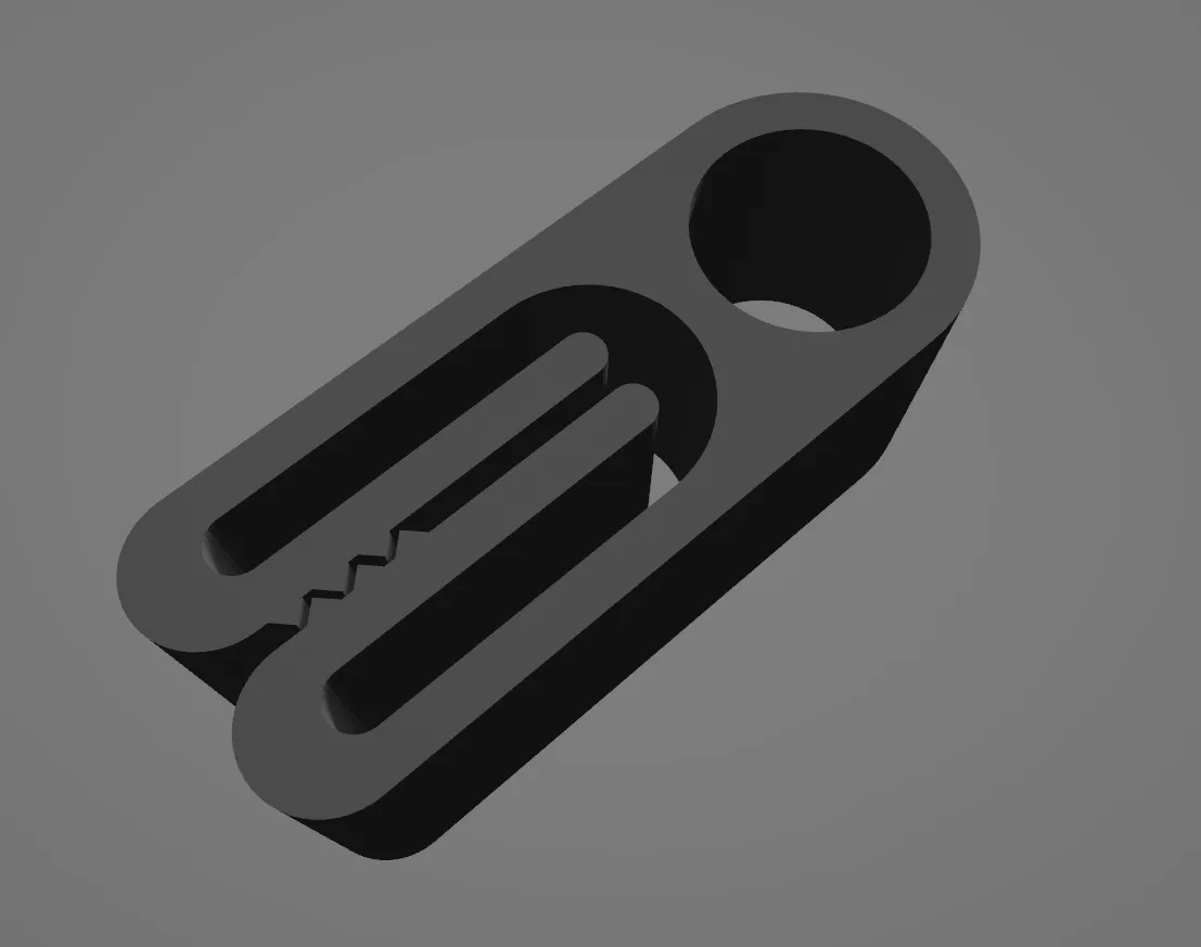 Bag and Packaging Closure Clip - toothed by ktbr | Download free STL ...
