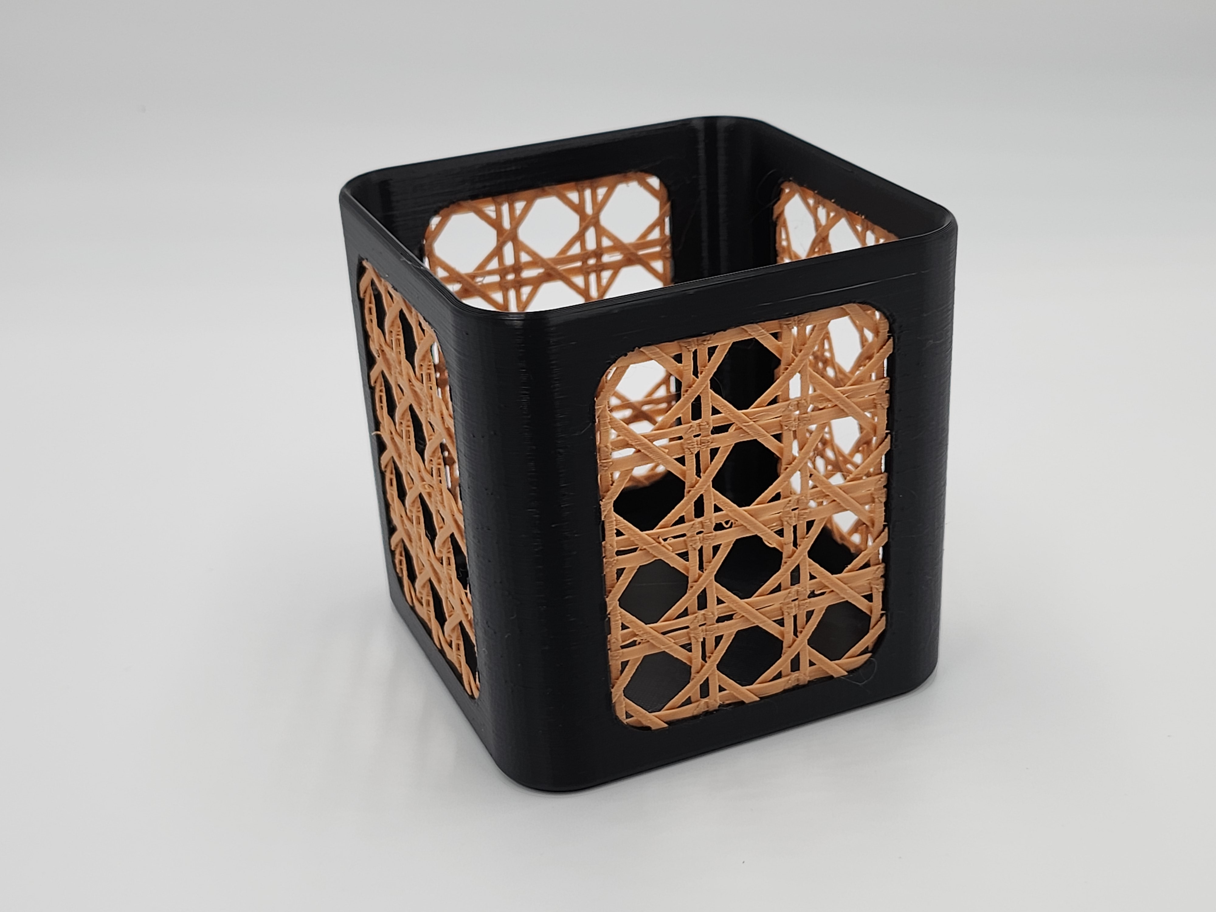 Octagonal plaiting basket weave containers by DP design | Download free ...
