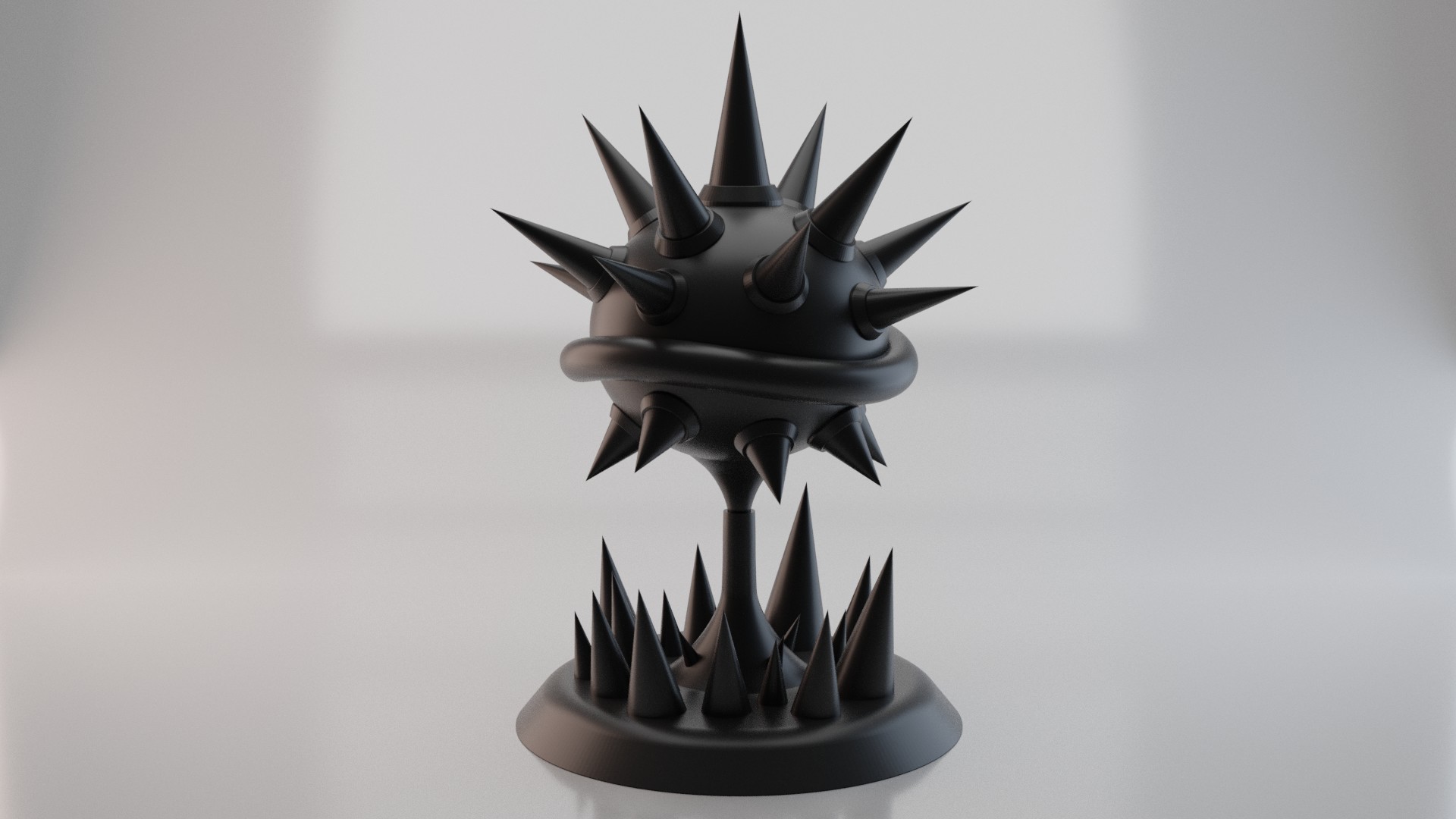 Levitating Spikey Shell by 3DTwinkie | Download free STL model ...