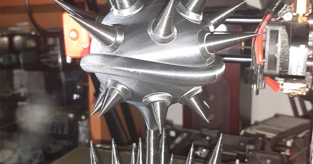 Levitating Spikey Shell by 3DTwinkie | Download free STL model ...