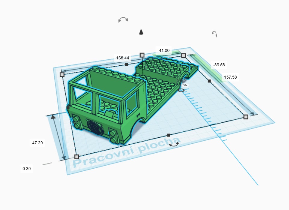 LEGO German Post Truck Base by Mgr. Pavel Krist | Download free STL ...